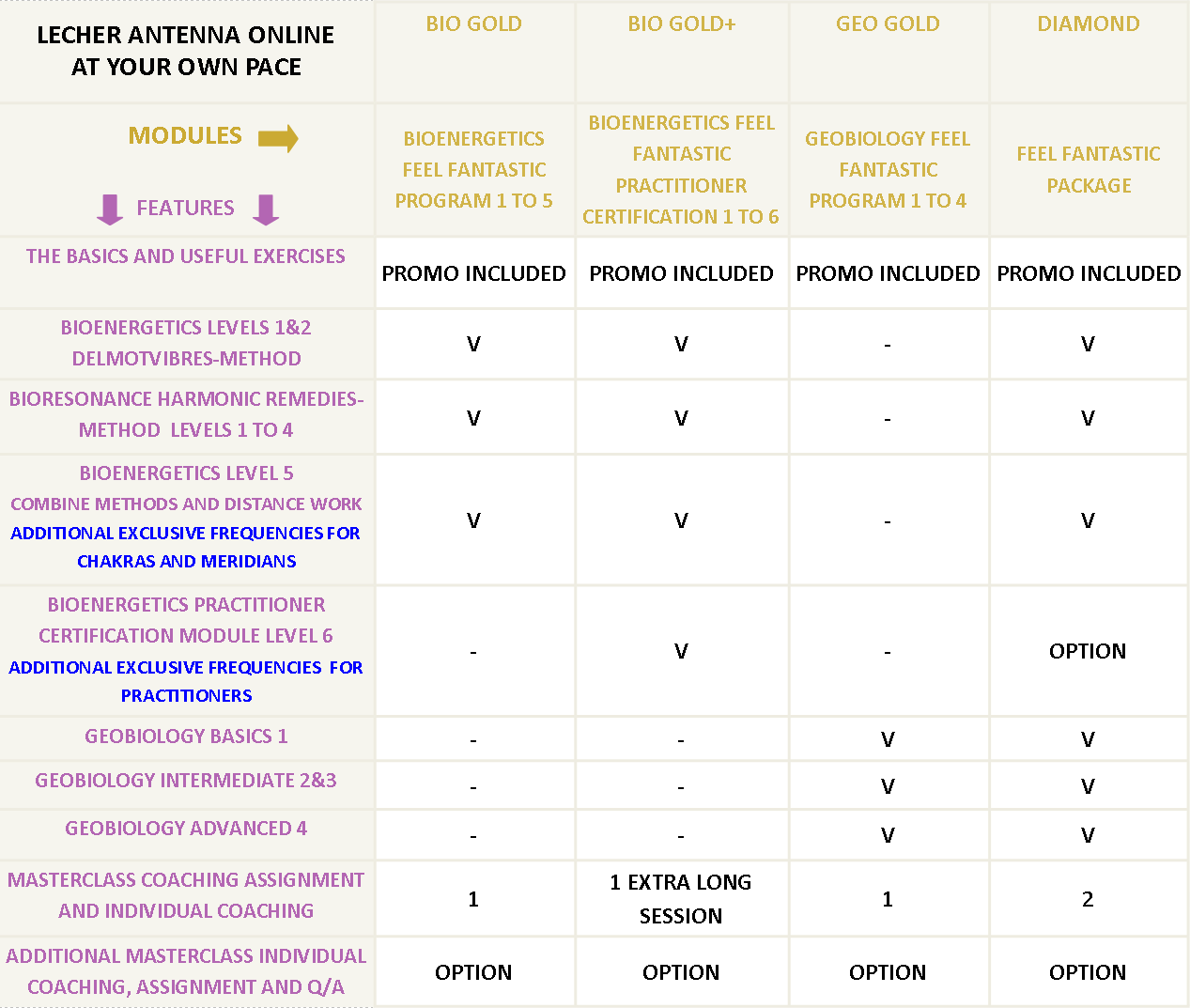 OVERVIEW LECHER ANTENNA ONLINE TRAINING COURSES